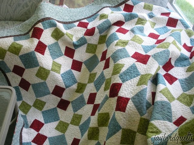 Jaybird Quilts: holiday ribbons quilt