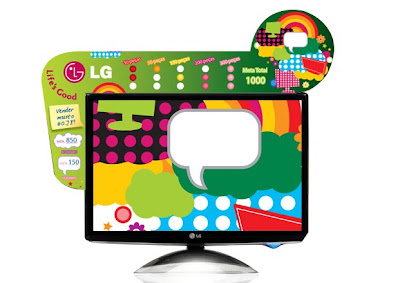 PORTFOLIO DO RAFA: Testeira de Monitor LG