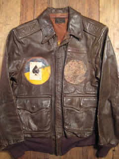 ELEVEN VINTAGE: A2 WW2 FLIGHT JACKET SIZE 38