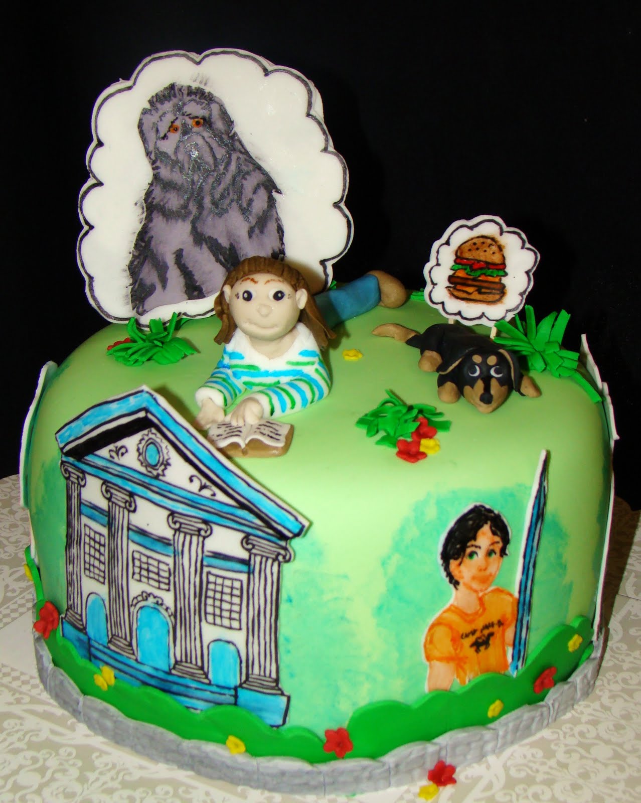 Layers of Love: Percy Jackson Lightening Thief cake