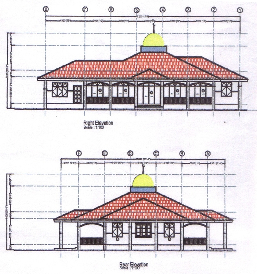 SURAU NURUL IMAN FASA 3A SERI MANJUNG, PERAK: PLAN SURAU BARU