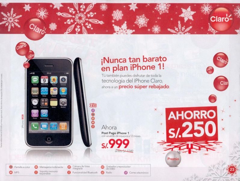 CLARO QUE TIENES MAS: Catálogo Claro para Navidad - Mes de Diciembre 2009