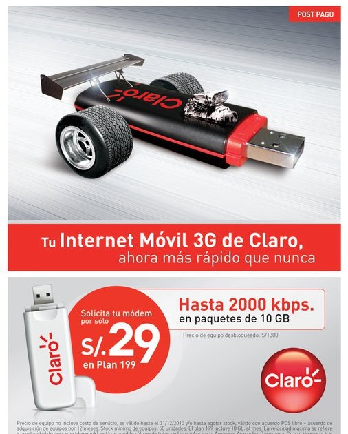 CLARO QUE TIENES MAS: Internet Móvil de Claro