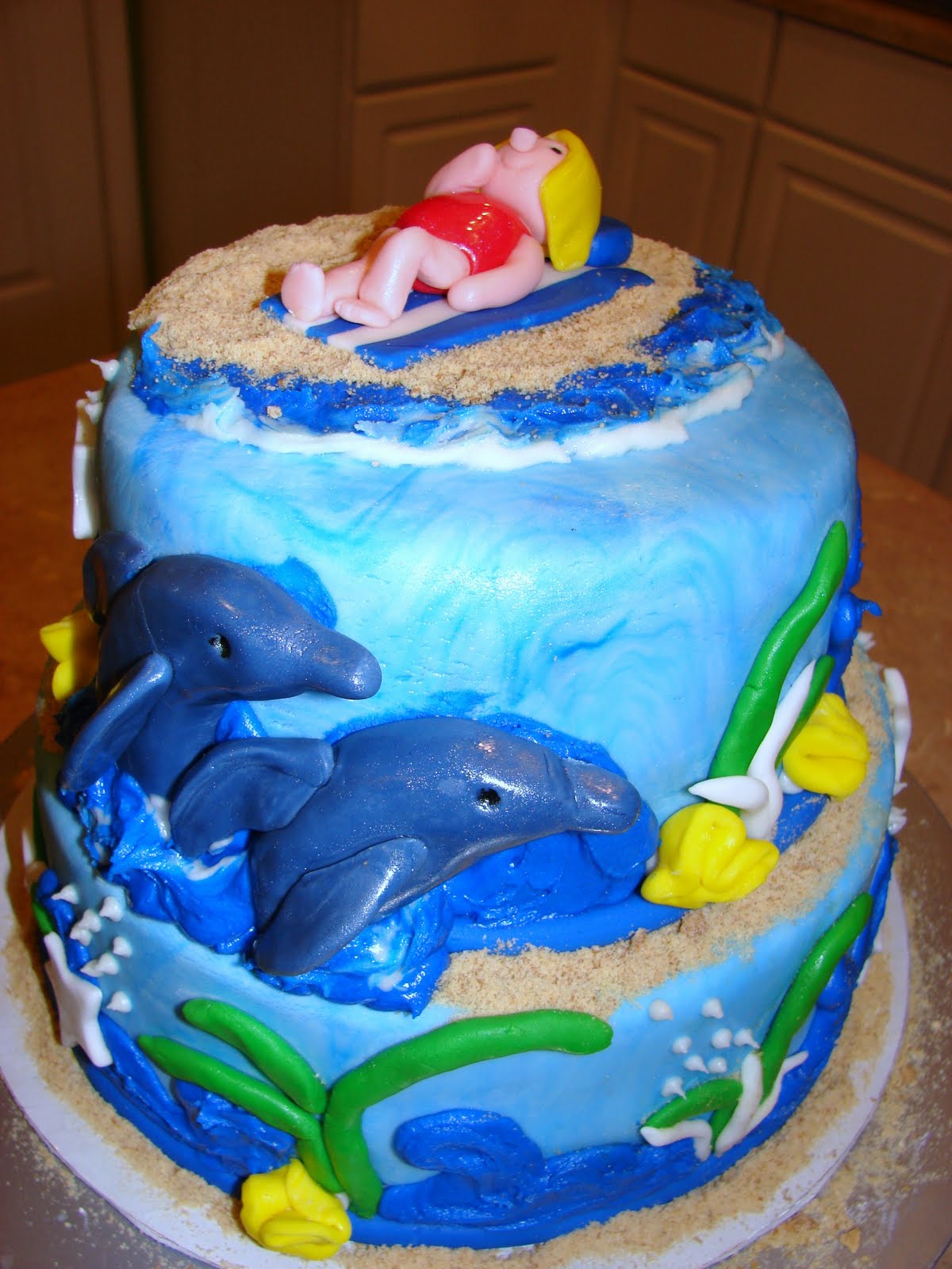 Ipsy Bipsy Bake Shop: McKenna's Dolphin Cake