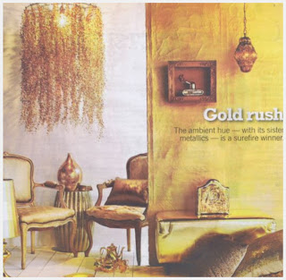 InteriorInstyle Blog: 'GOLD RUSH'. DECORATING IDEAS FROM SAVVY SHOPPER ...
