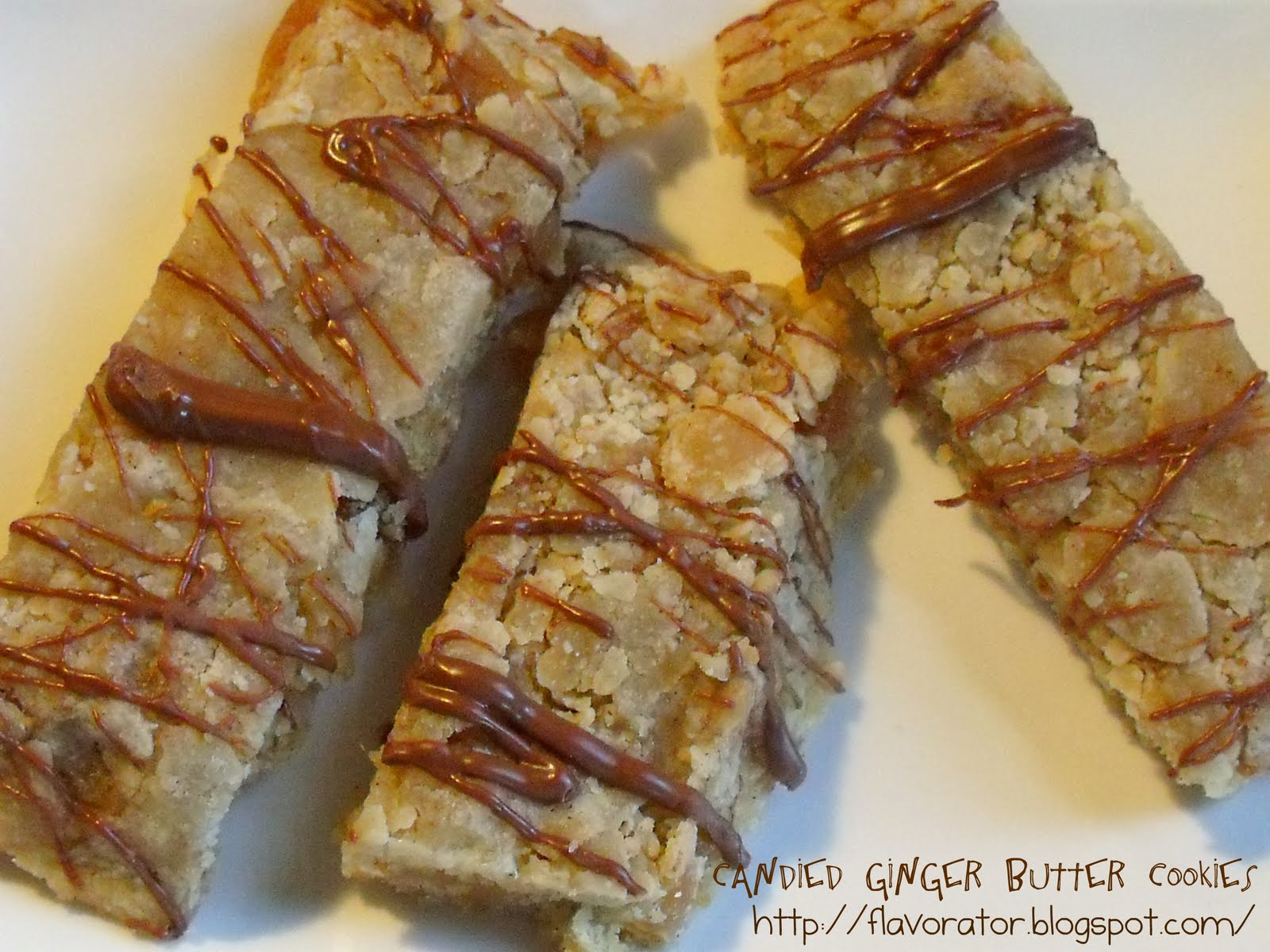 fLAVORATOr: Candied Ginger Butter Cookies + Chocolate Chip Amish Puff ...