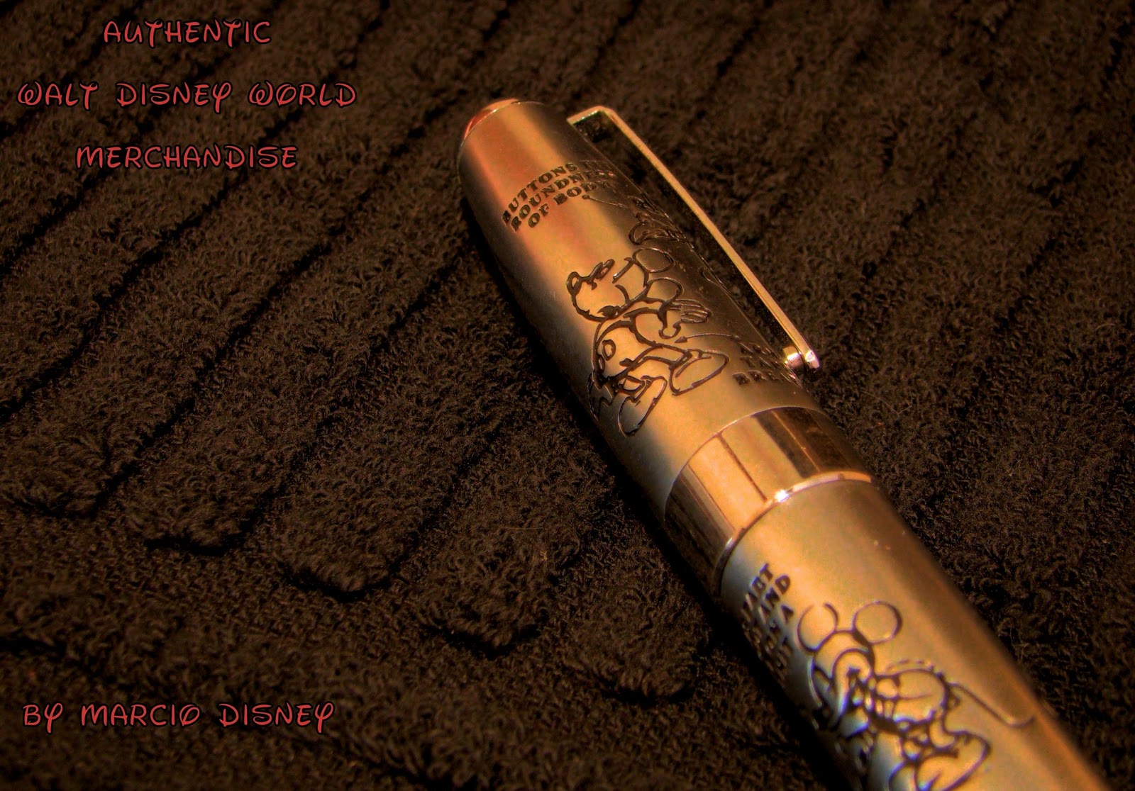 The Authentic Disney Parks Merchandise Blog: Silver Pen with Mickey ...