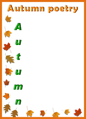 Debbie's Resource Cupboard: Autumn acrostic poem