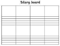Debbie's Resource Cupboard: Story board for planning stories