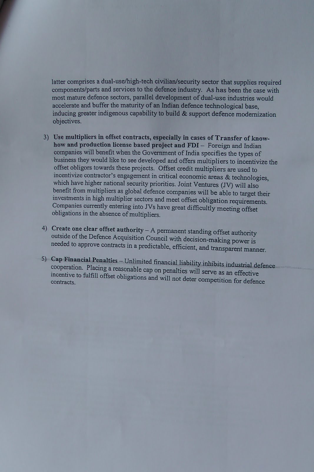 Letter from global arms vendors to Indian MoD - Broadsword by Ajai ...