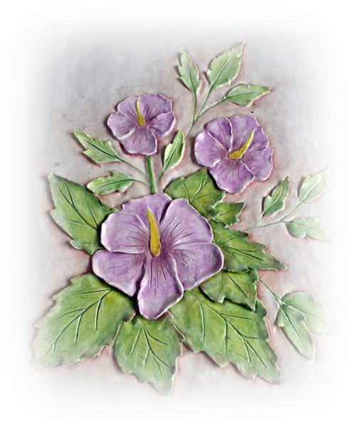 MANUALIDADES MERCHE: FLORES REPUJADAS