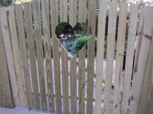 Antique ART Garden: My New HEART Garden Gate