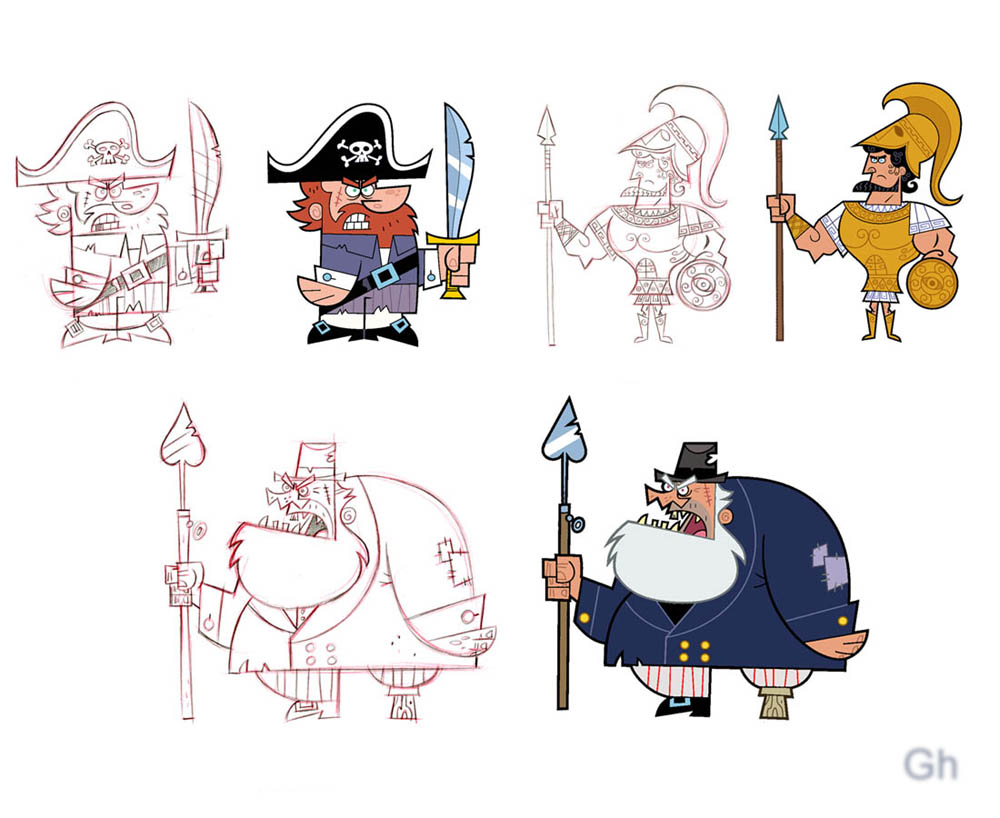 Gordon Hammond: Some older designs.....Fairly Odd Parents
