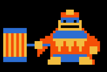 8-Bit City: Pixel Art: Kirby and King Dedede