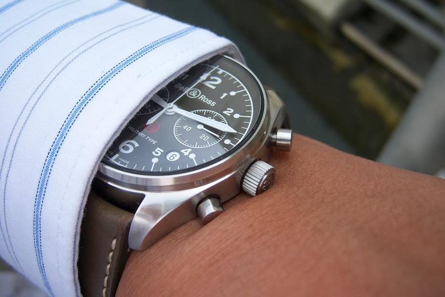 Jam Tangan Kuno: BELL ROSS 126 Chronograph Ltd Edition 999 pcs