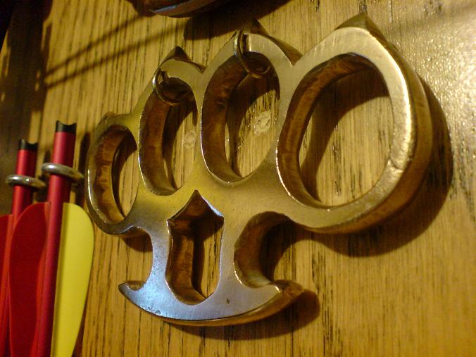 WeaponCollector's Knuckle Duster and Weapon Blog: Handmade Brass ...