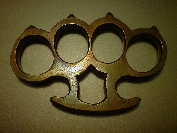 WeaponCollector's Knuckle Duster and Weapon Blog: Handmade Brass ...