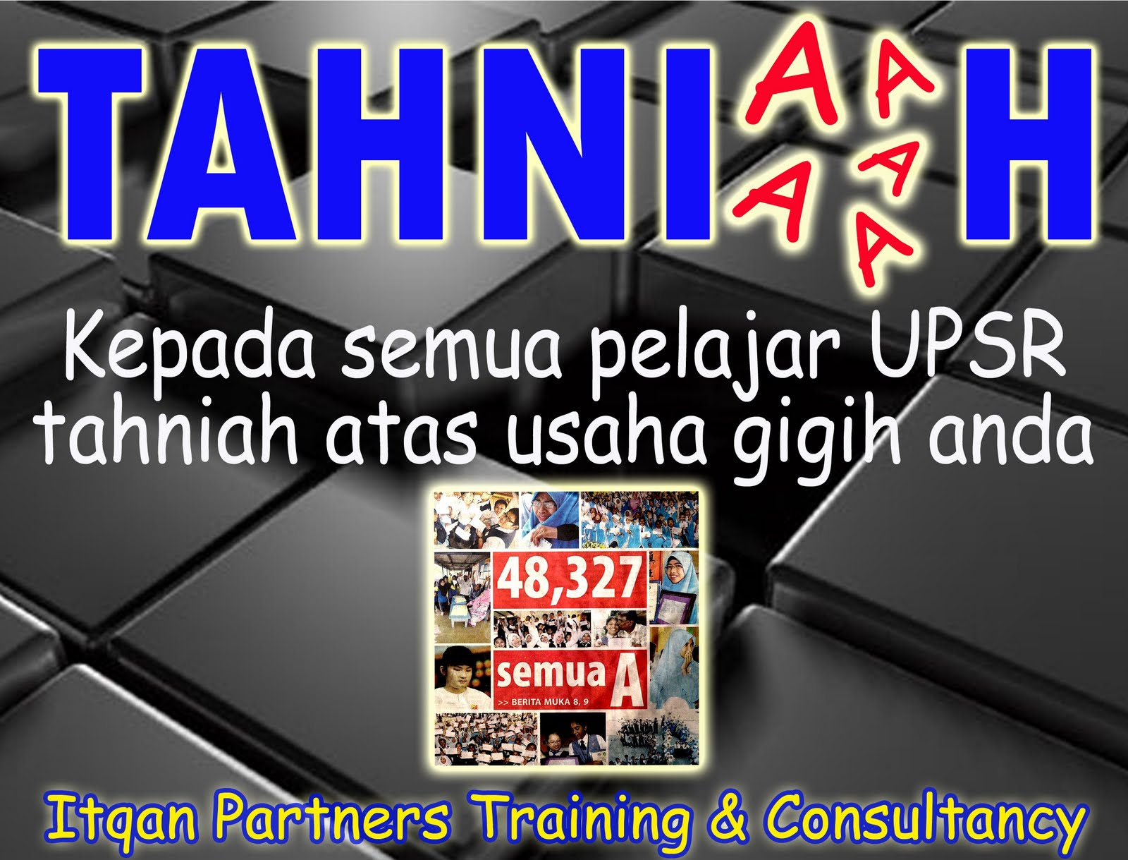 TAHNIAH....atas kejayaan U.P.S.R