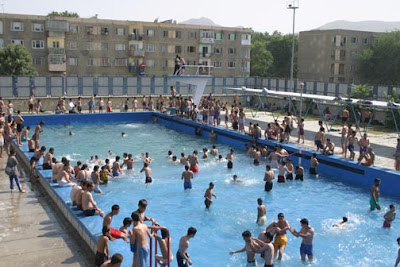 thruafghaneyes: Swimming Pool In Kabul