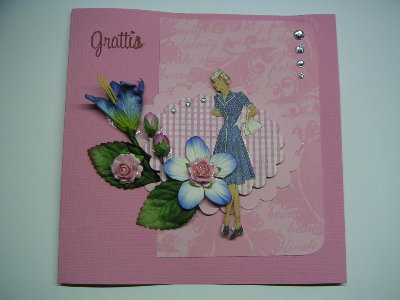 * Min hobby - kortfönstret *: Grattiskort med Graphic 45