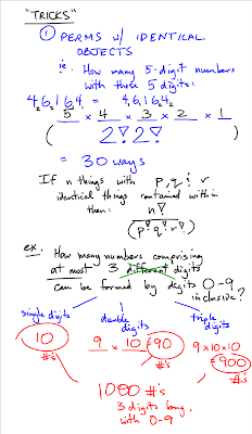 SVRSS Grade 12 Pre-Calculus Math: More Permutations and Combinations
