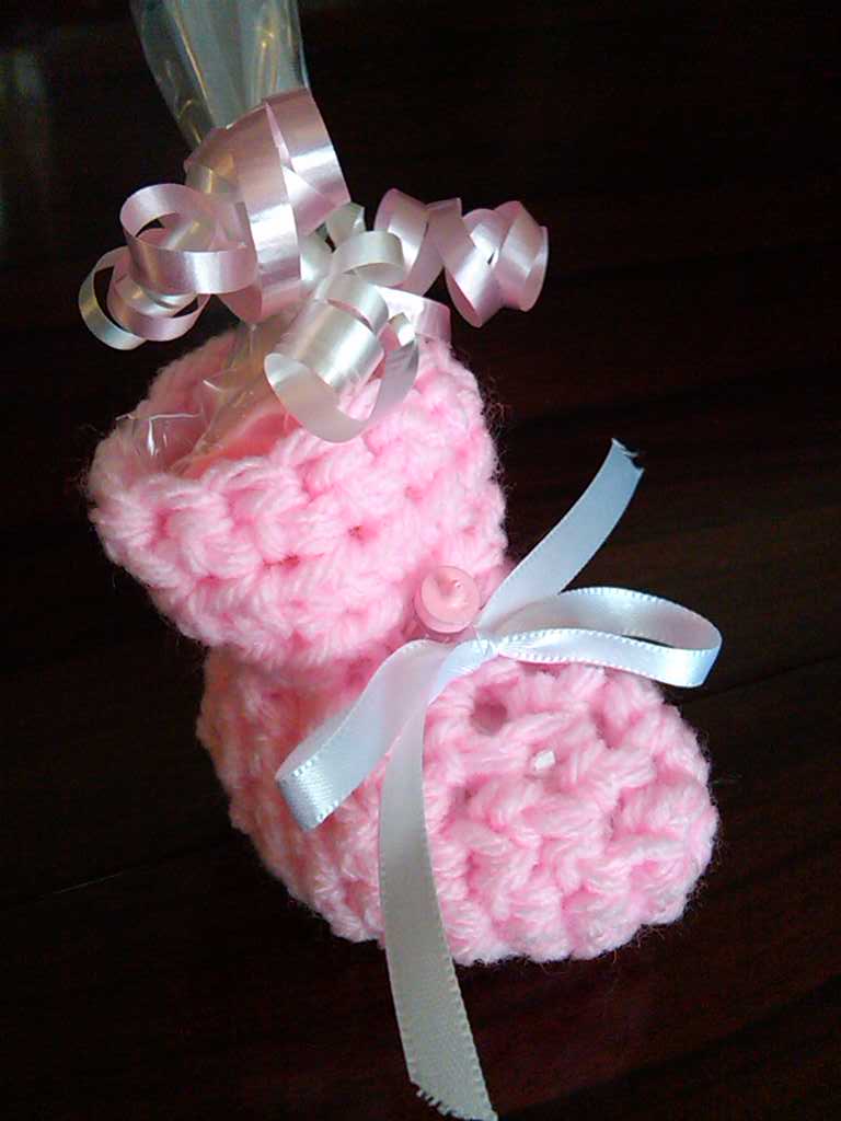Blarney's Cro-Web: Baby Shower Booties Favor