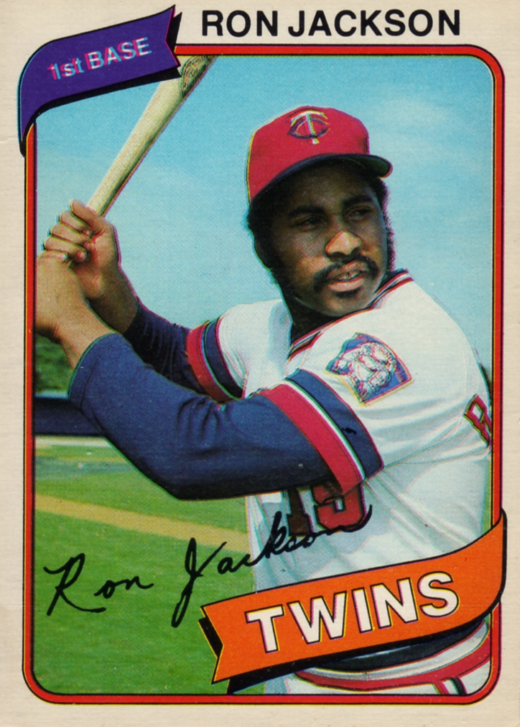 Number 5 Type Collection: 1980 O-Pee-Chee Baseball #5, Ron Jackson