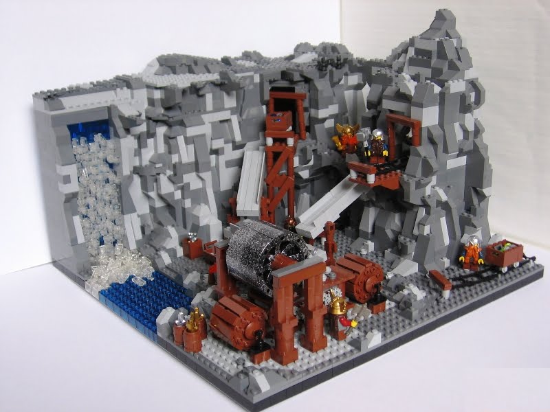 Lego Asia: I Scream Clone Lego Works - Dwarf Mine MOC