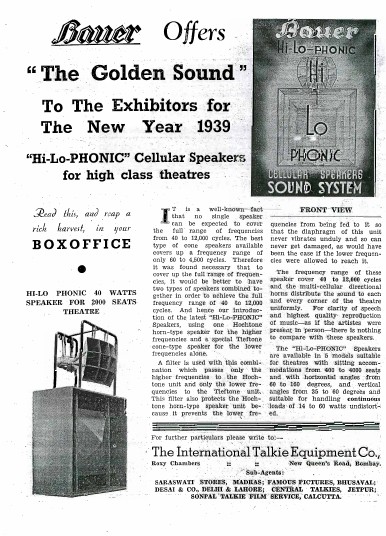 Sound Machine Ads 1939-1947