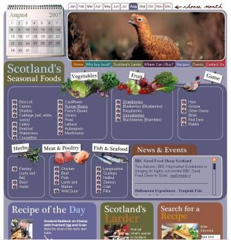 Scottish Food and Drink: Scottish Food in Season