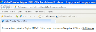 Dicas de Informática: Introdução ao HTML