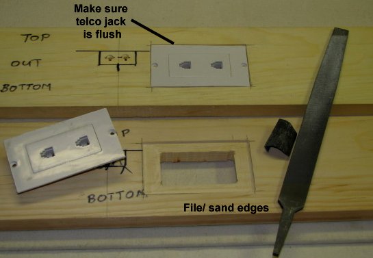 Railway Bob's Module Building Tips: UP3/5 Panels & RJ12 6-wire Telco Jacks