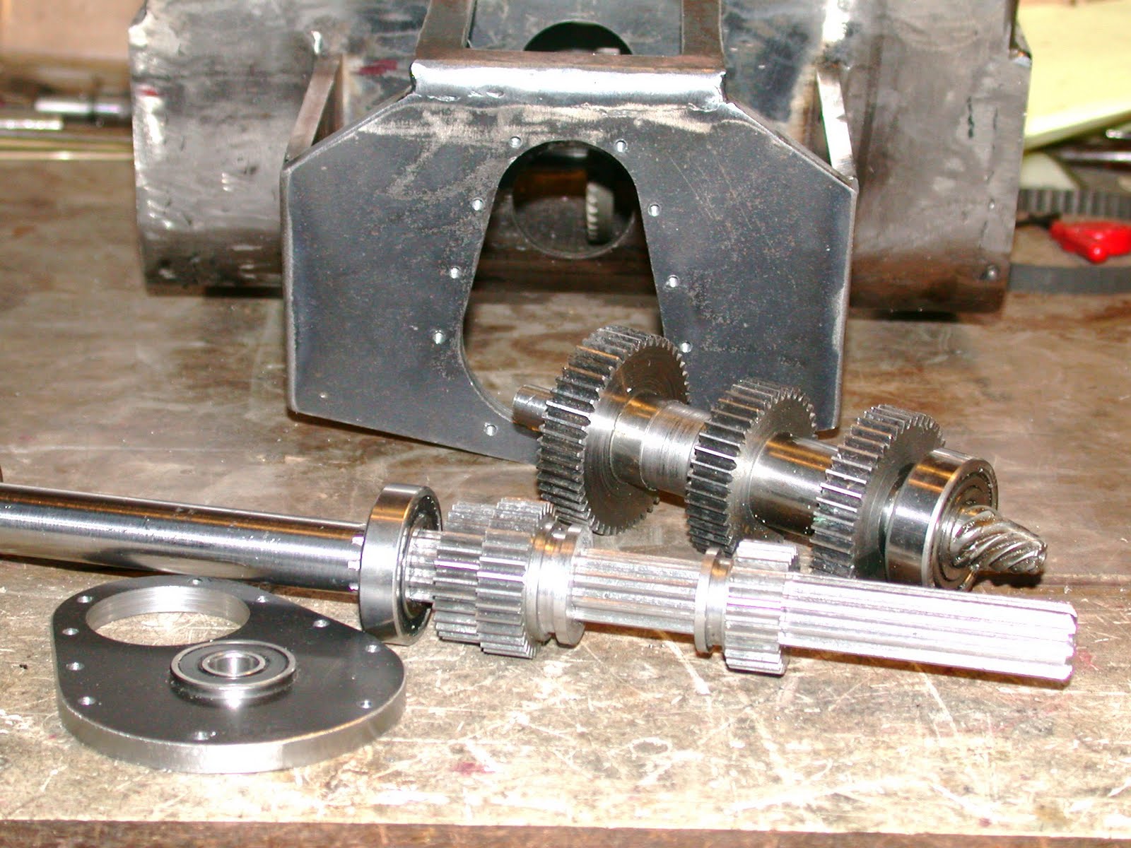 Caterpillar Sixty 1/5th Scale Model: Final Reduction Gearbox and Cover