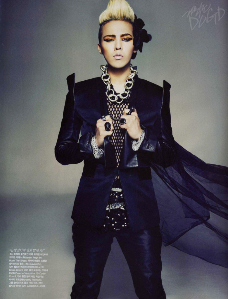 The Best Photoshoots in Kpop Industry: G-Dragon for Vogue