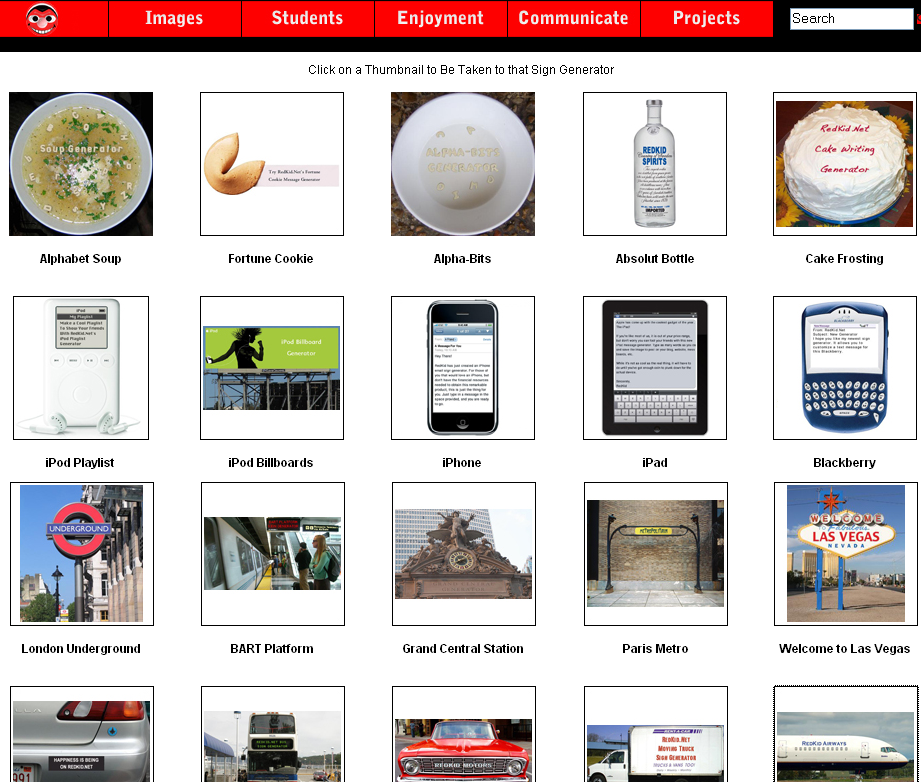 Srilatha Blog: RedKid - Free Customizable Funny Text Generator