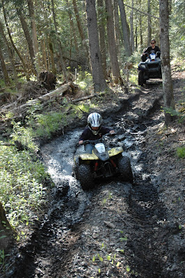 The 5 Miles: Brody's First Mudding Four Wheeler Ride