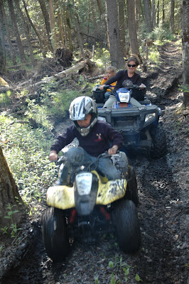 The 5 Miles: Brody's First Mudding Four Wheeler Ride