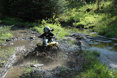 The 5 Miles: Brody's First Mudding Four Wheeler Ride