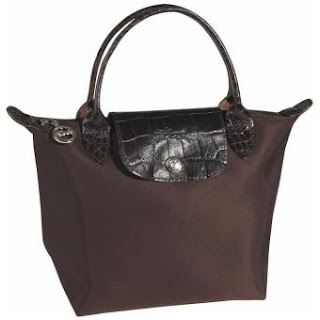 Always Authentic: Longchamp Planetes (Croco) in Ebony