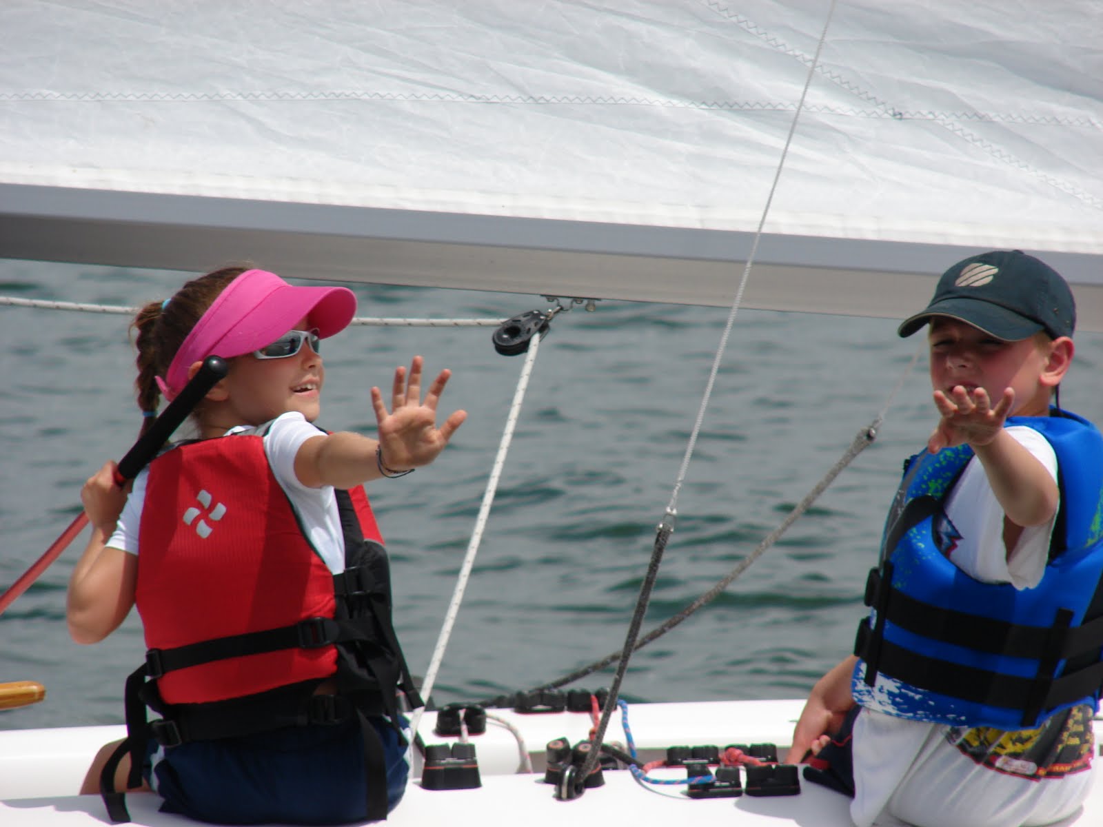 Madison Opti Racing: Opti Sailors sail a C-Scow