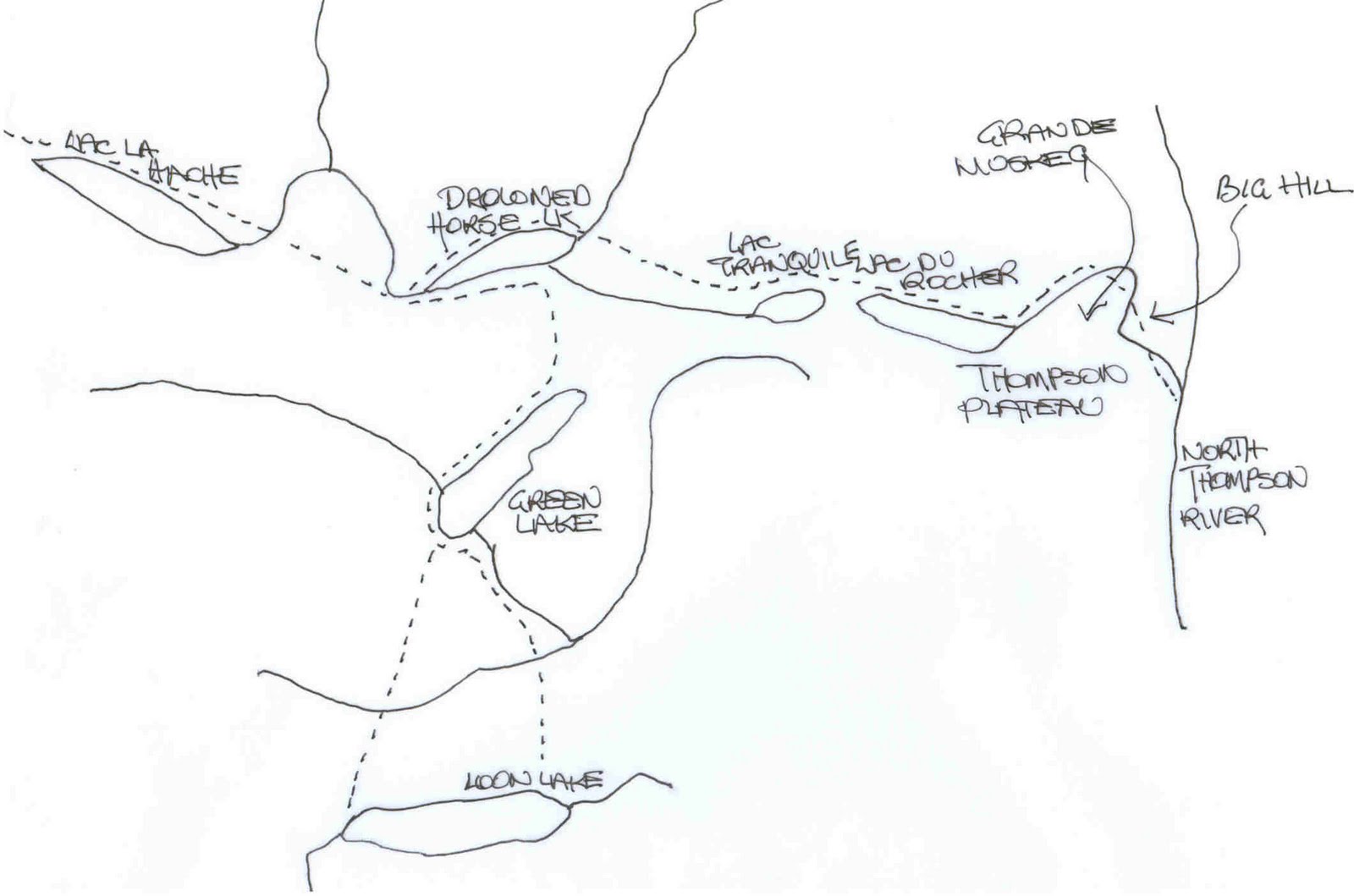 Fur Trade Family History: The old Brigade Trail over the Thompson Plateau