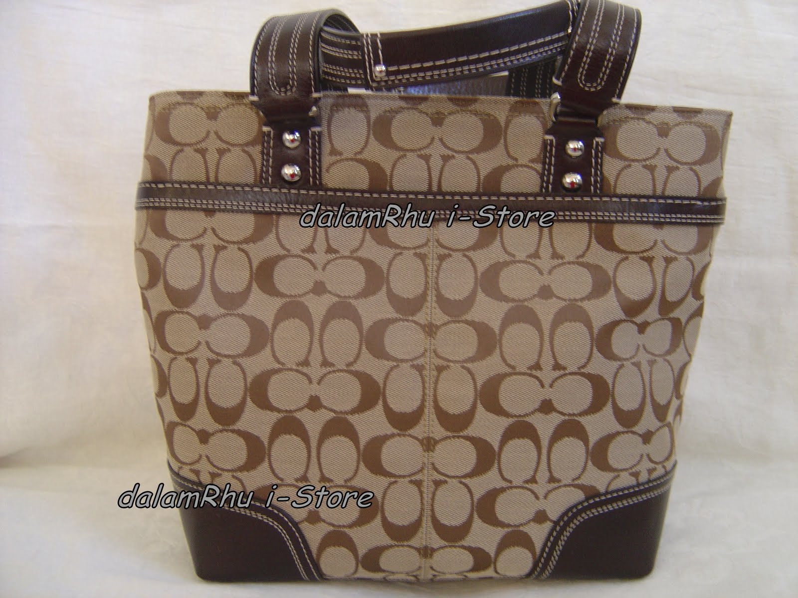 dalamRhu i-Store: Coach Hampton Signature Lunch Tote 13973 - SOLD