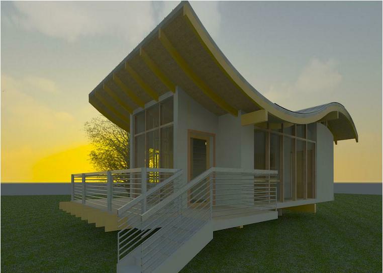 If It's Hip, It's Here (Archives): A Modern Bamboo Solar-Powered Studio ...