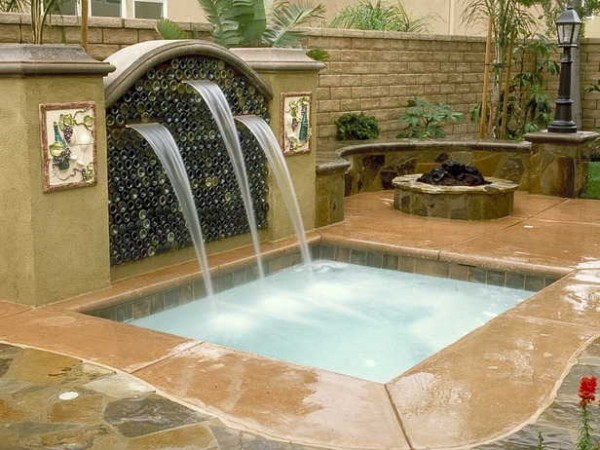 Swimming Pool Spas With waterfalls - Home Design