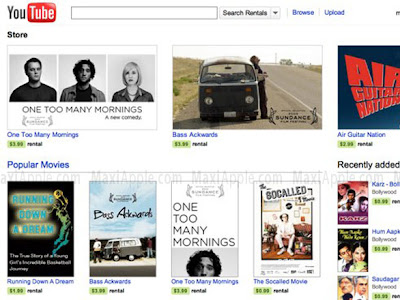 YouTube Store : Location de Films - MaxiApple