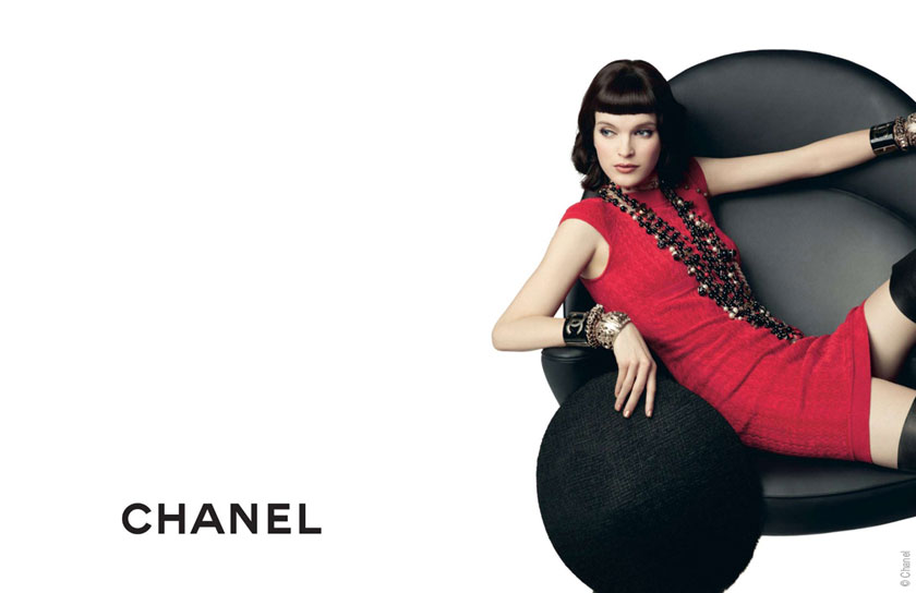 Chanel Pre Fall 2010 Campagne Pub avec Mirte Maas - MaxiTendance