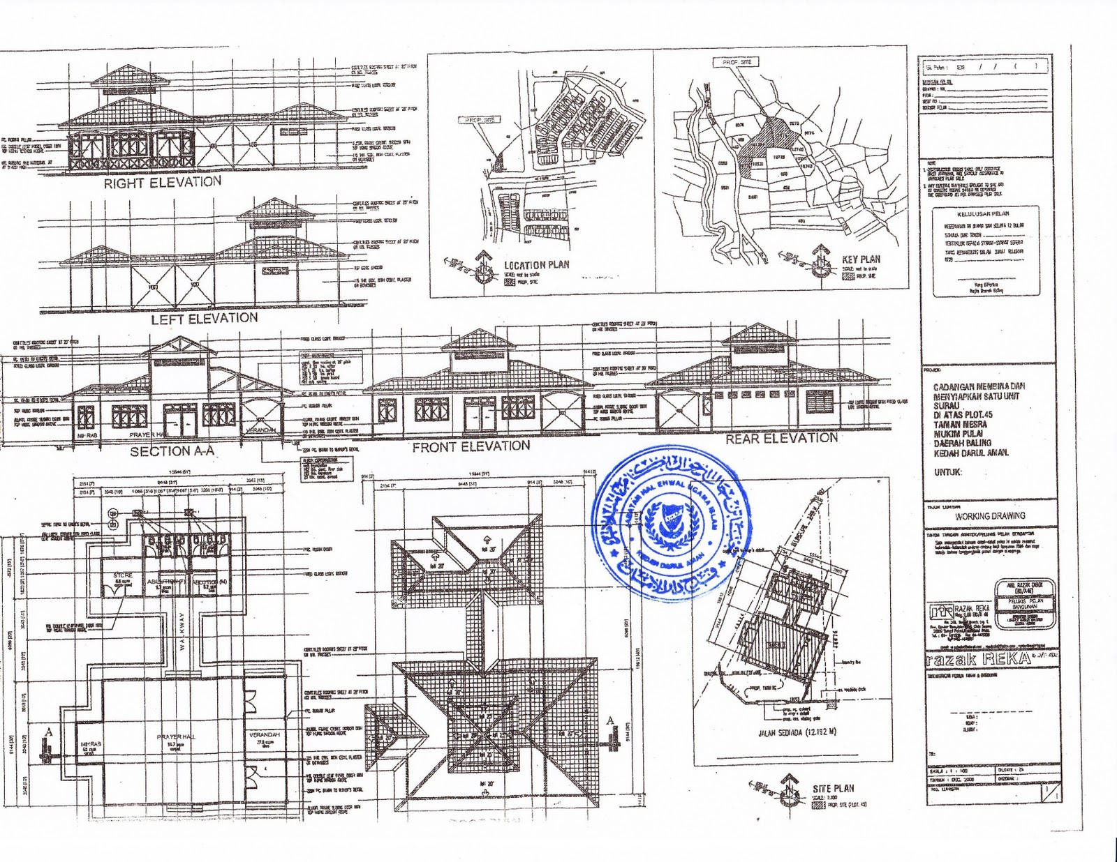 SURAU AN NUR TAMAN MESRA KUPANG, KEDAH: Dokumen-Dokumen Projek ...