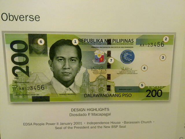 New Design of Philippine Money released by BSP this 2010 - Bill Pictures