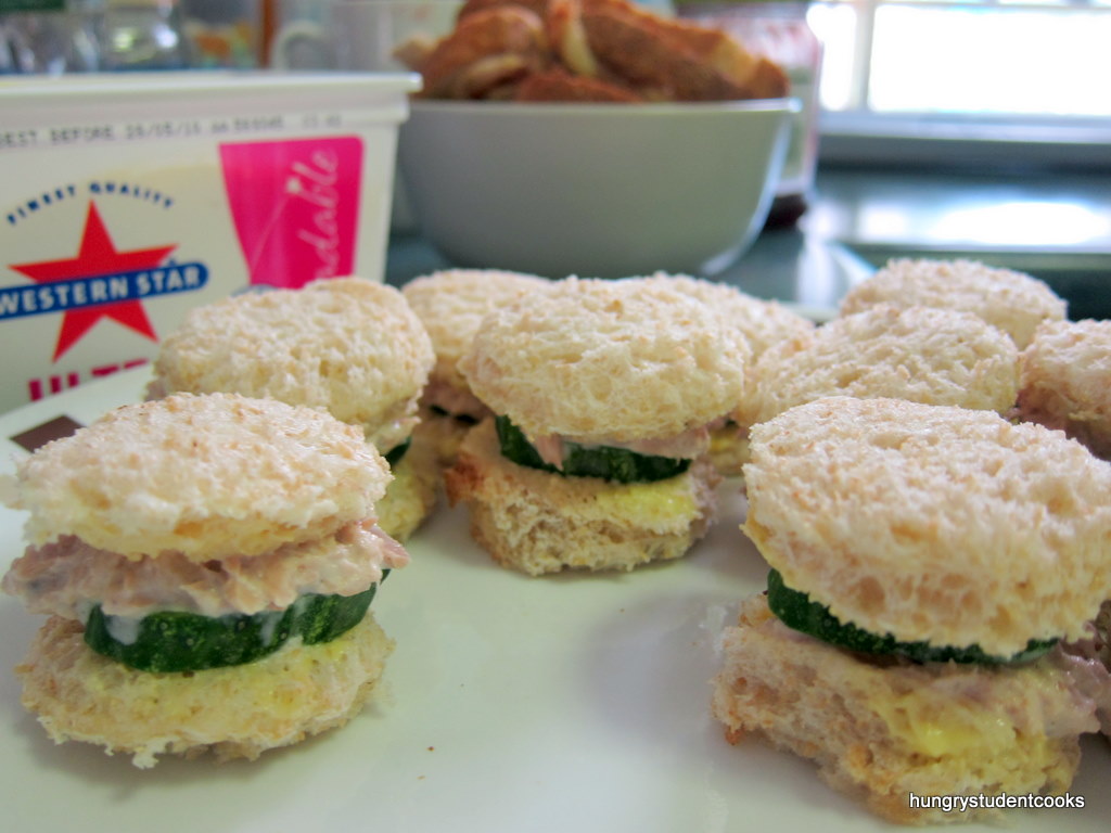 The Hungry Student Cooks: Tuna Sandwich & A Lovely Afternoon Tea