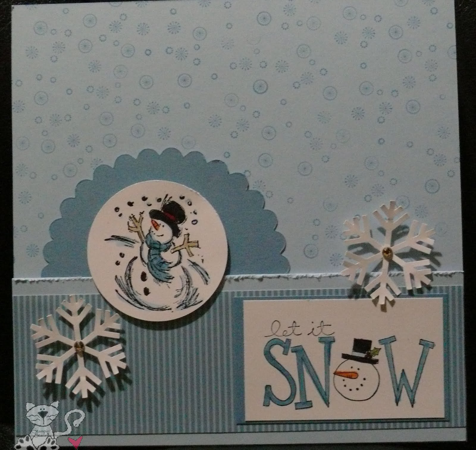 Stampin Stace Hill Top Creations: January Scrapbook Page